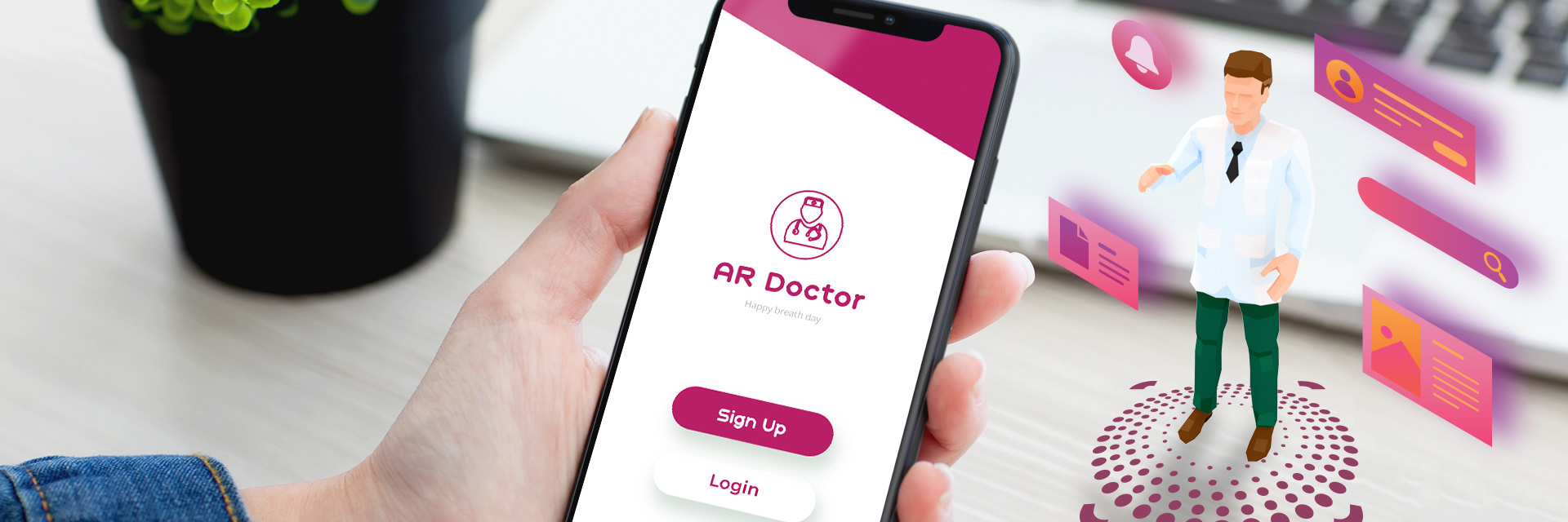Augmented Reality (AR) Doctor App - Applications - AR Greece