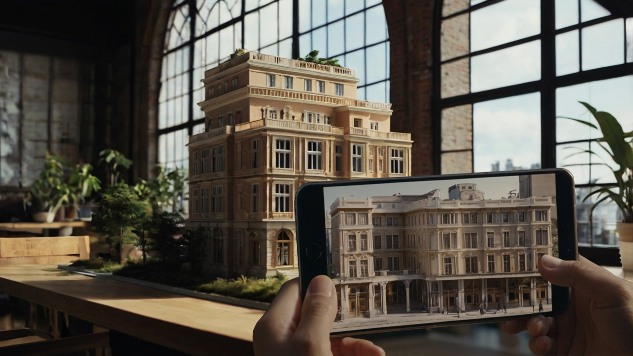 AR Mobile App to Present an Architectural Model | fourthedesign - 3d ...